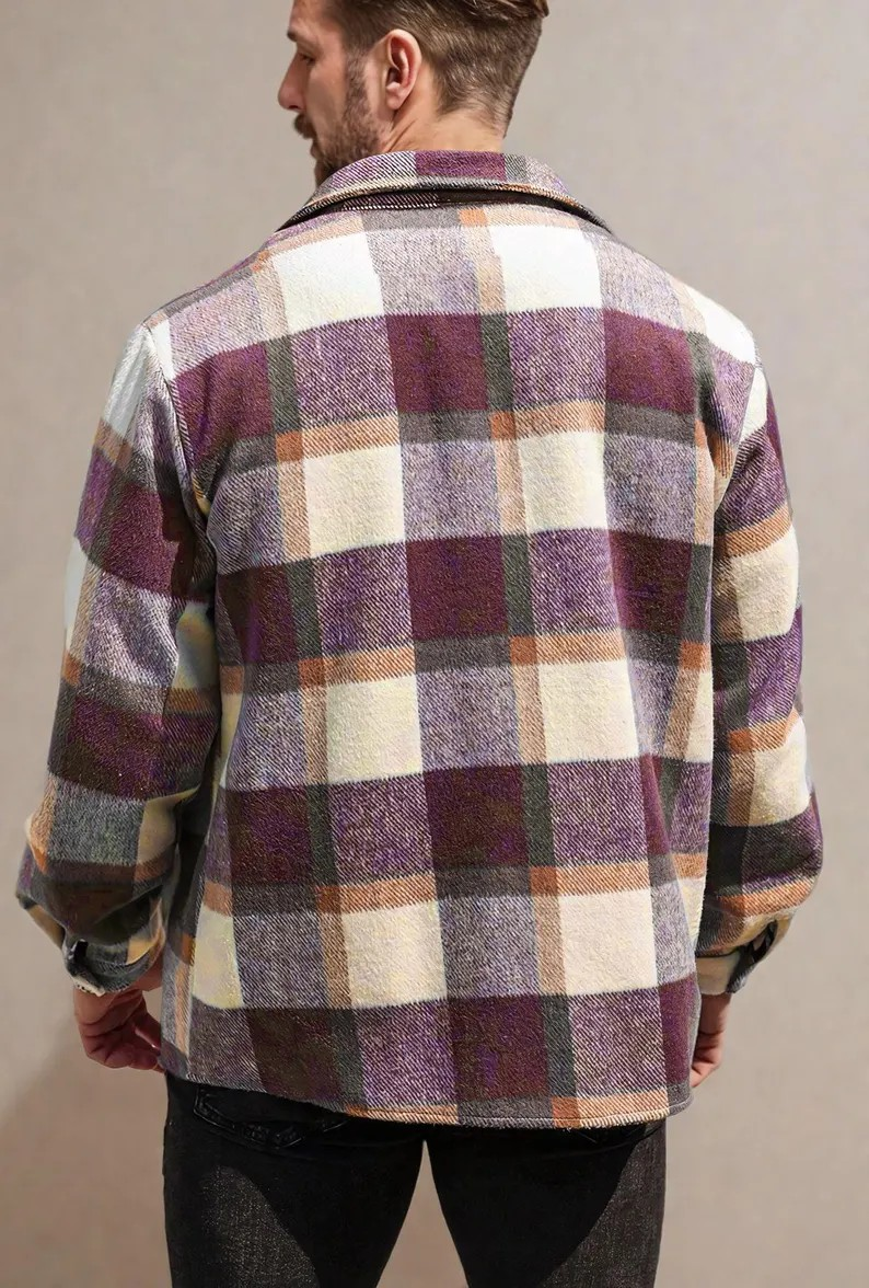 Men Jacket Pattern, Shirt Jacket Sewing Pattern for Men, Men Sewing Pa ...