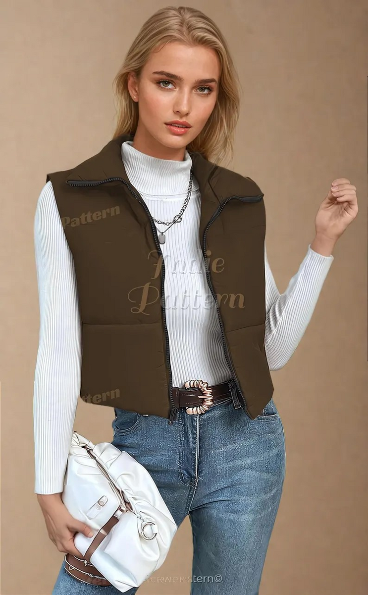 Puffer Vest Sewing Pattern | Puffer Vest | Jacket Pattern | Sewing Pat ...